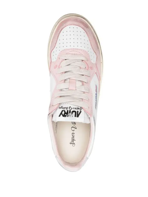 AUTRY Medalist Super Vintage Leather Sneakers - White