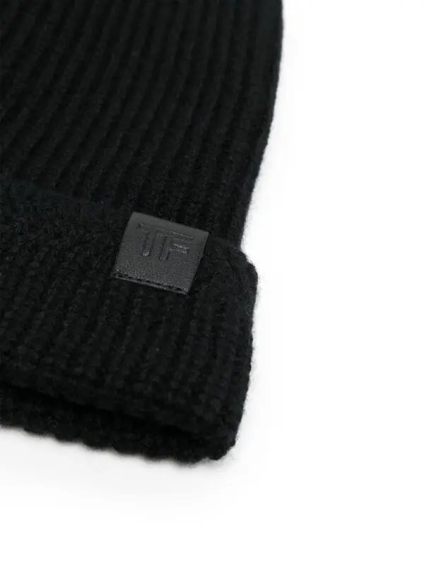 TOM FORD Logo-patch Beanie