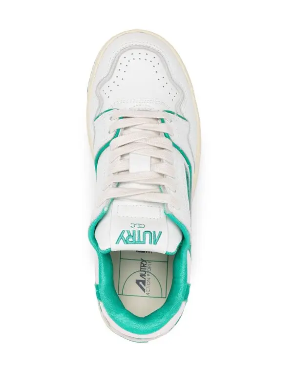 AUTRY Clc Leather Sneakers - White