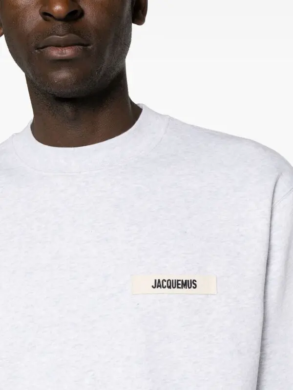 Jacquemus Logo-patch Cotton Sweatshirt