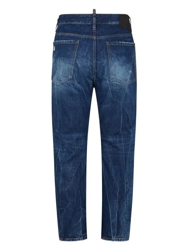 Dsquared2 Icon-print Straight-leg Jeans
