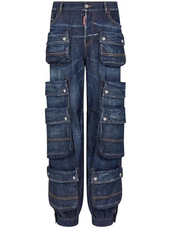 Dsquared2 Tapered Cargo-pocket Jeans