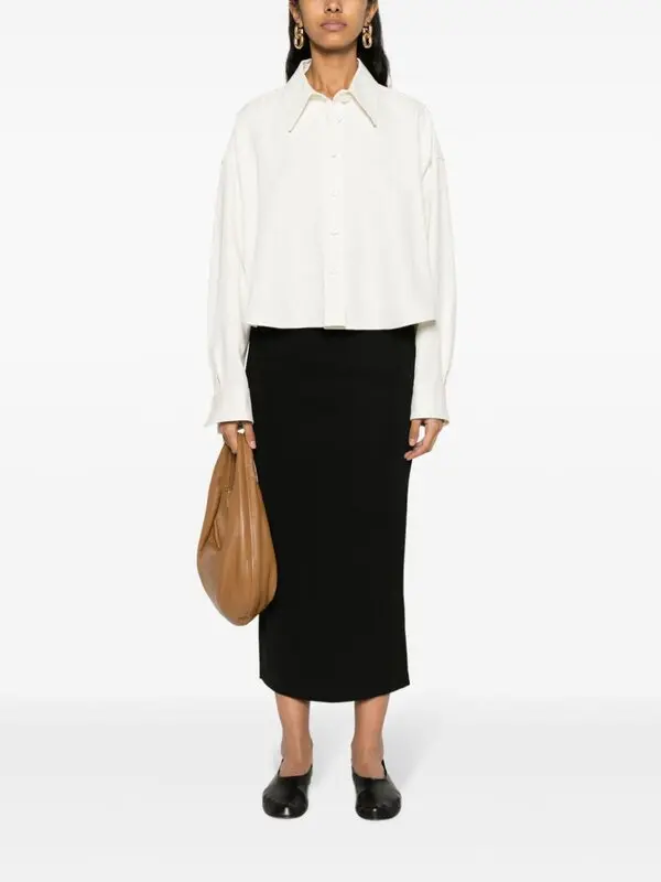 Fabiana Filippi Buttoned Linen Blend Shirt