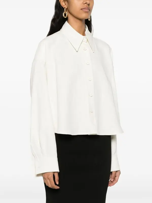 Fabiana Filippi Buttoned Linen Blend Shirt