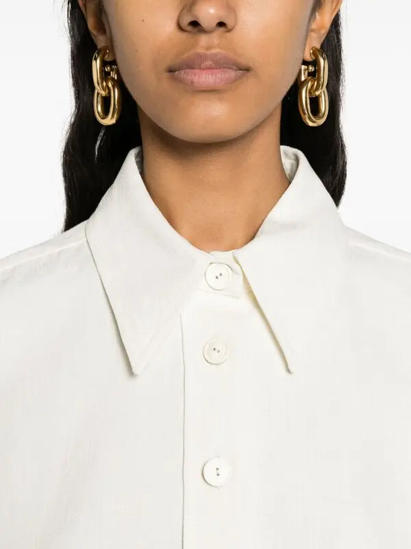 Fabiana Filippi Buttoned Linen Blend Shirt