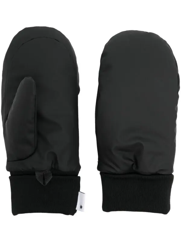 Rains Logo-tag Padded Mittens - Black