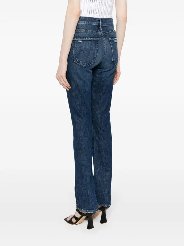 MOTHER The Rascal Logo-tag Skinny Jeans