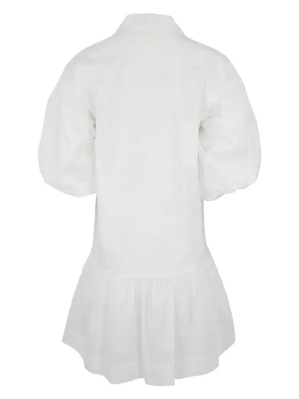 Simkhai Crissy Poplin Mini Dress - White