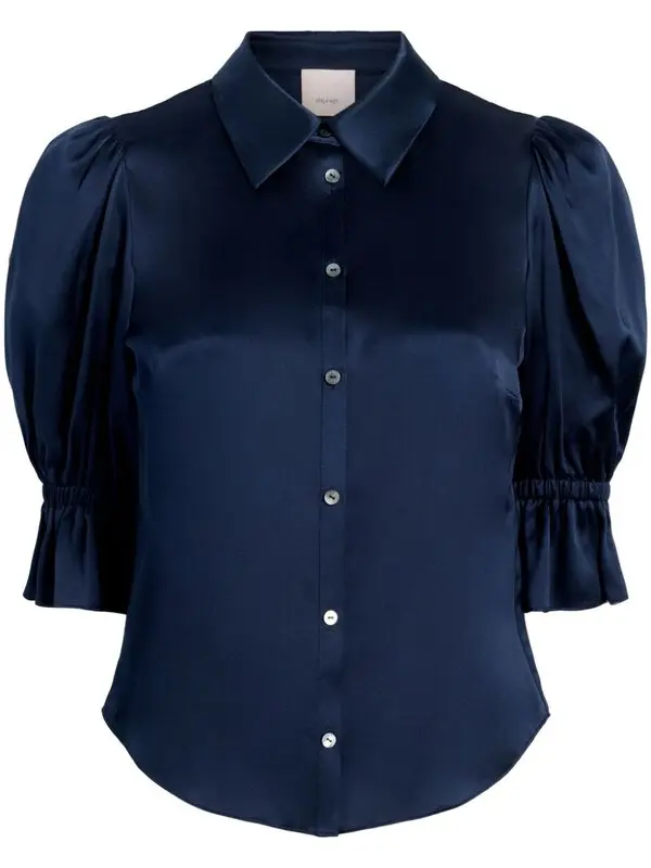 Cinq À Sept Fiona Silk Blouse - Blue