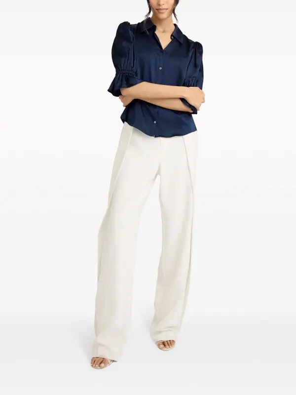 Cinq À Sept Fiona Silk Blouse - Blue