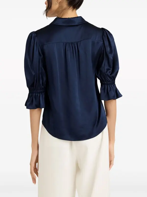 Cinq À Sept Fiona Silk Blouse - Blue