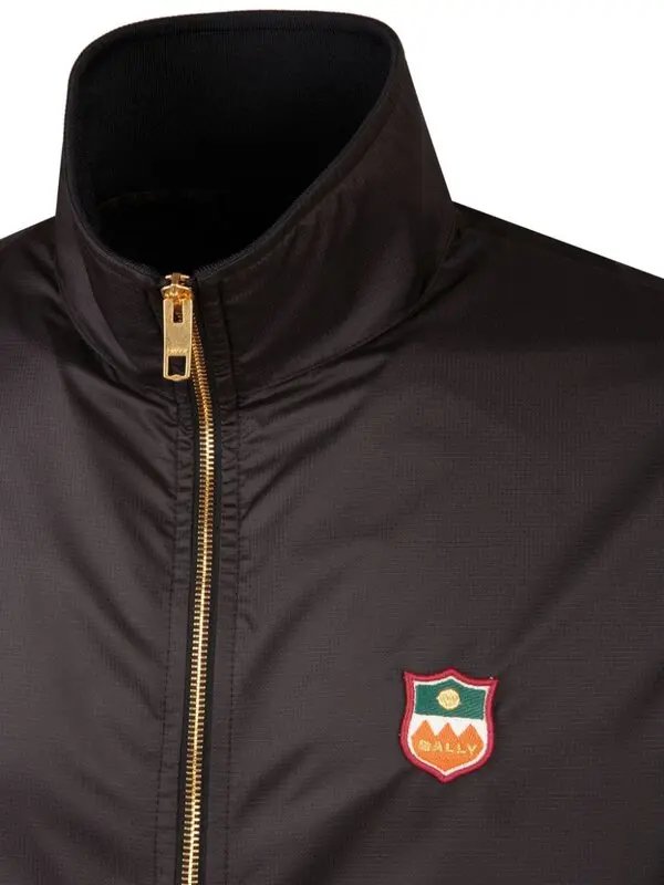Bally Logo-appliqué High-neck Windbreaker