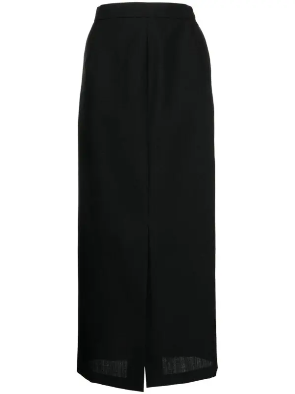 ENFOLD High-waisted Wool Maxi Skirt