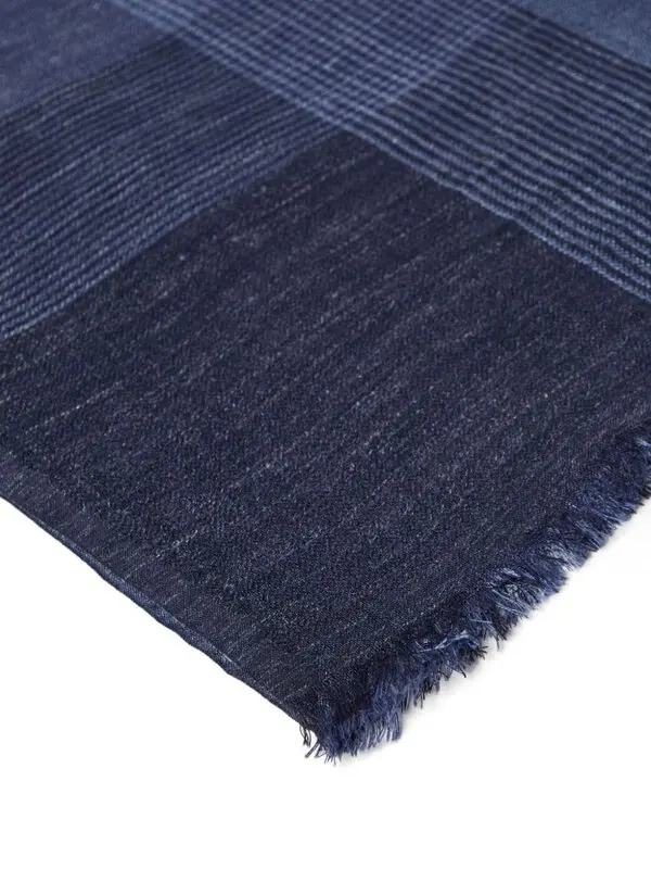 Brunello Cucinelli Check-pattern Silk-blend Scarf