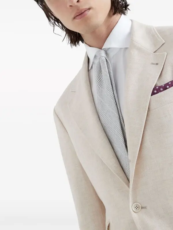 Brunello Cucinelli Check-pattern Neck Tie