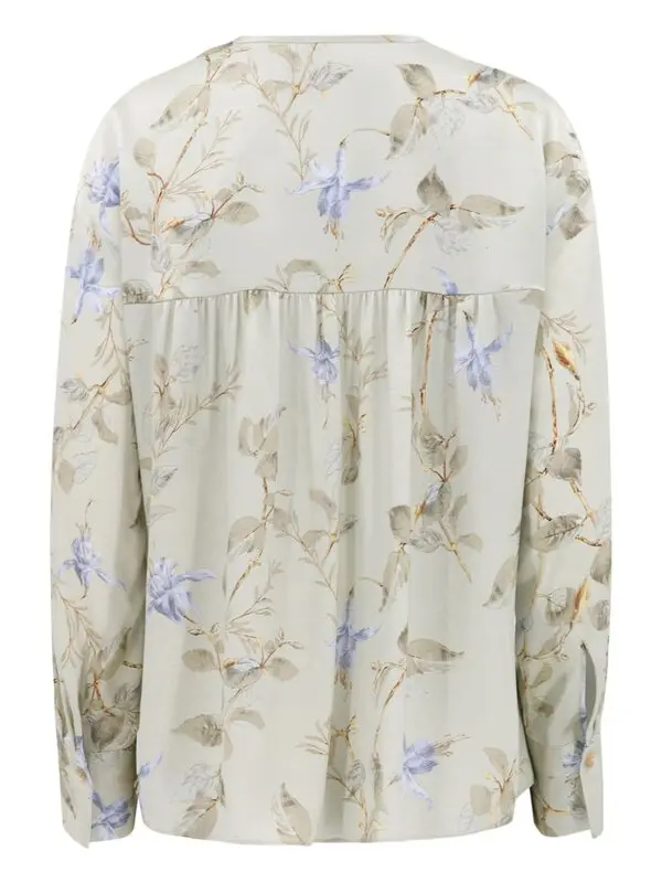 Vince Bellflower Silk Blouse
