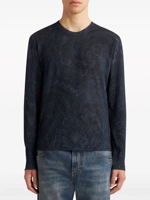 Etro Paisley Jacquard Jumper