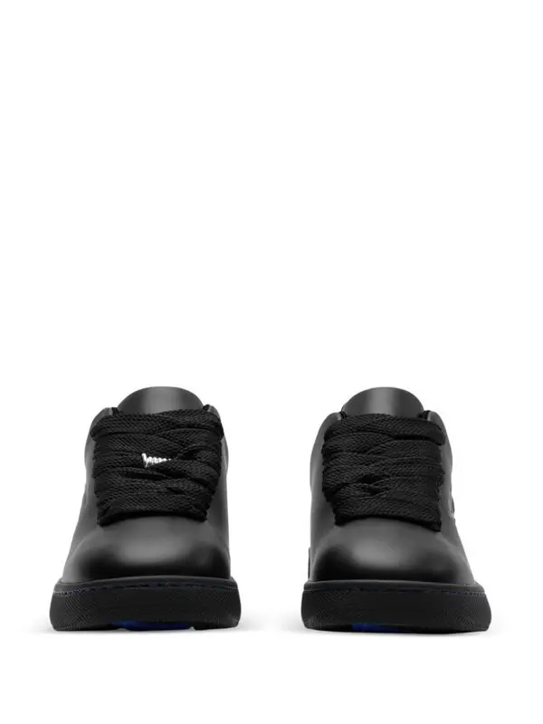 Burberry Leather Box Sneakers - Black