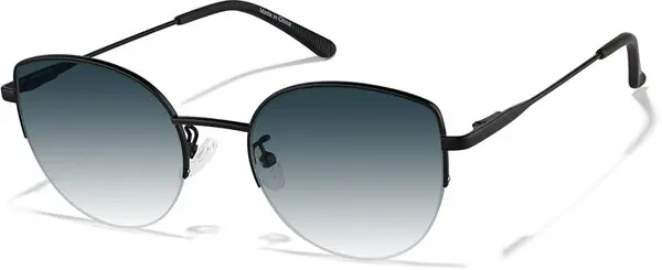 Zenni Cat-eye Stainless Steel Frame - Black