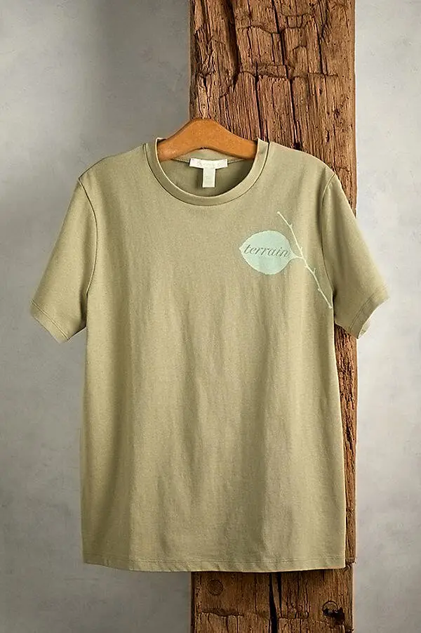 TERRAIN Leaf Cotton T-shirt