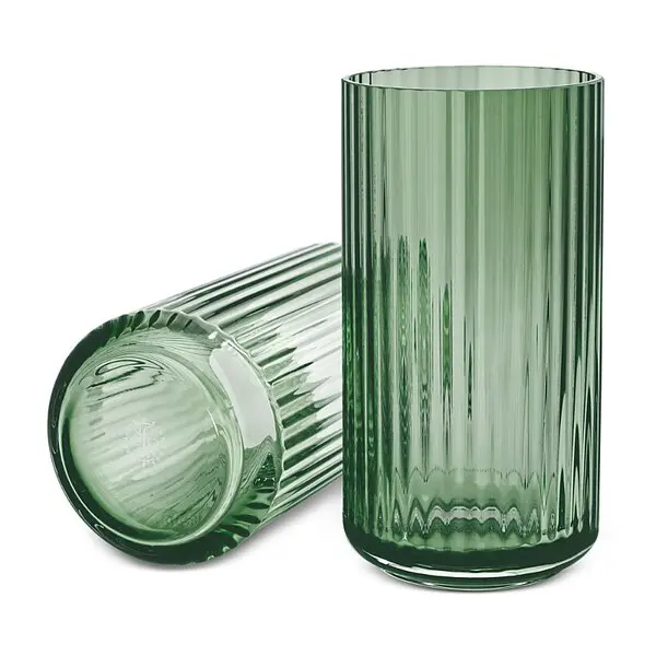 ROSENDAHL Lyngby Vase, Copenhagen Mouth Blown Glass - Green
