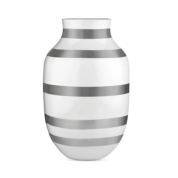 ROSENDAHL Kahler Omaggio Vase - Silver