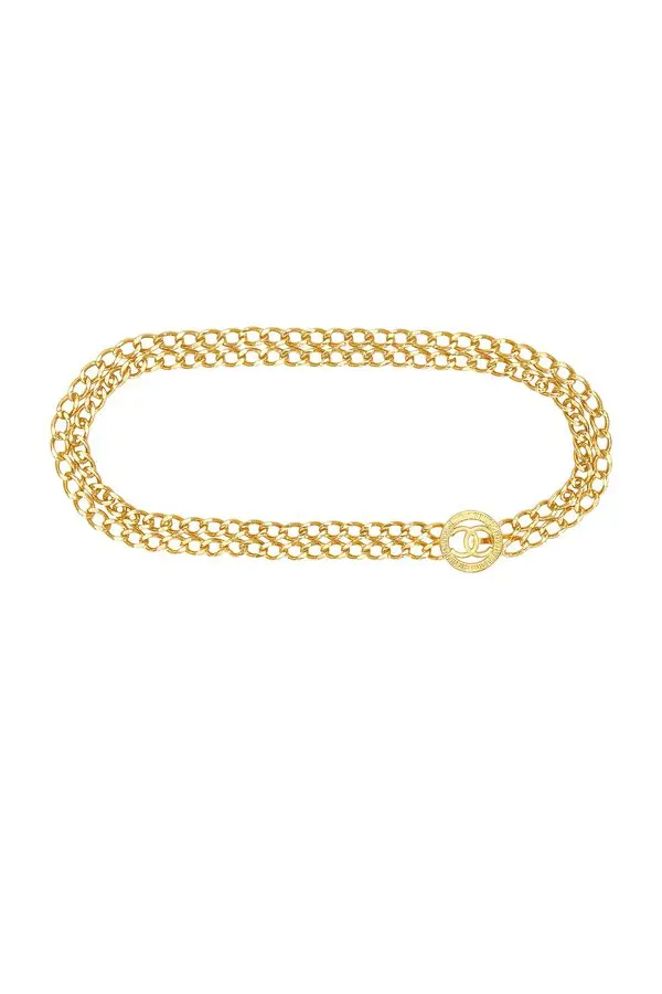 Chanel Coco Mark Chain Belt - Gold