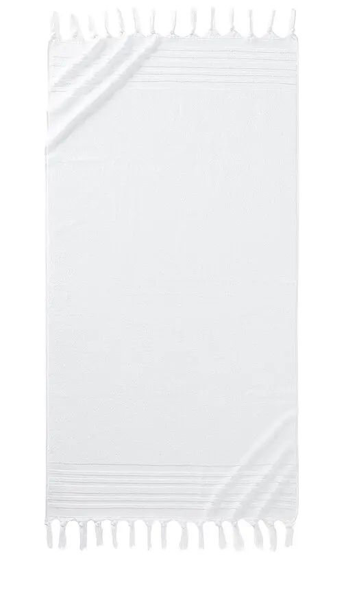 UGG HOME Ava Bath Towel In White - Bright White