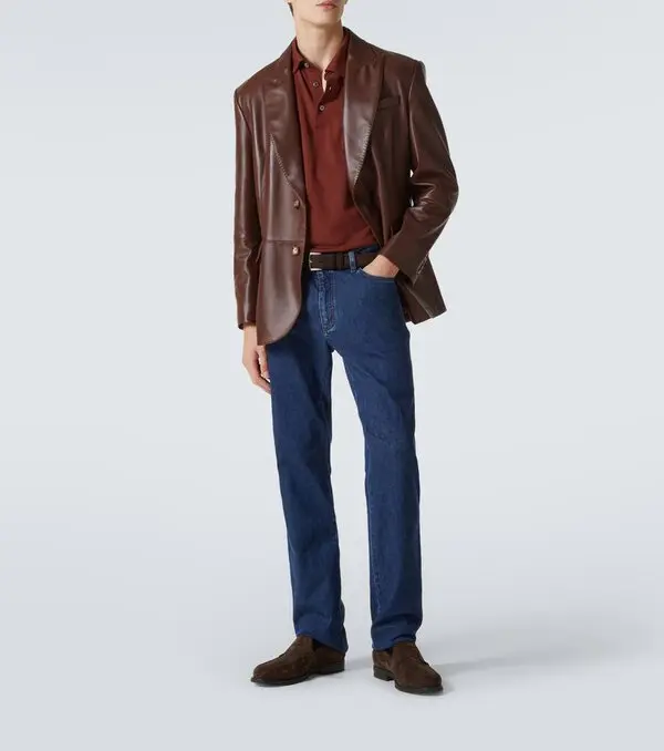 Zegna Roccia Mid-rise Slim Jeans