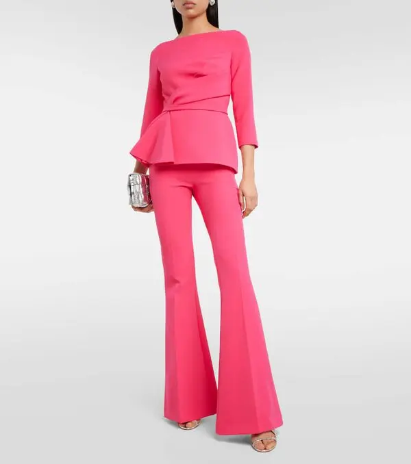 Safiyaa Halluana Flared Pants - Pink
