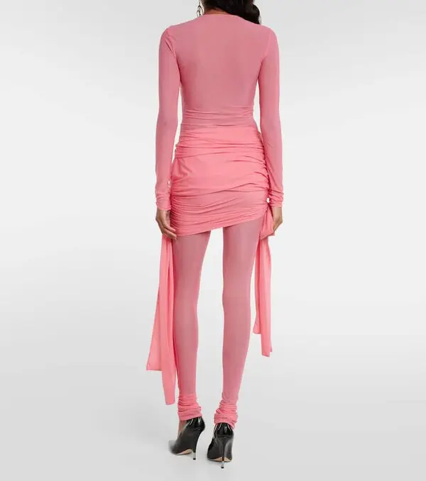 Blumarine Bow-detail Jersey Top