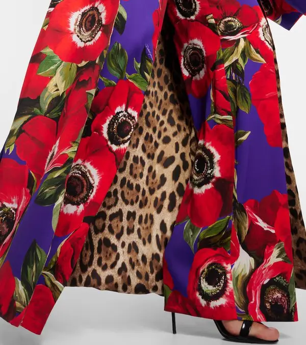 Dolce & Gabbana Floral Silk Robe - Multicoloured