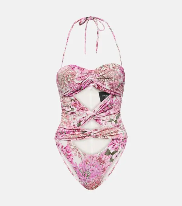 Giambattista Valli Saint-rémy Floral Swimsuit - Pink
