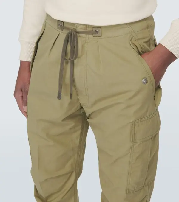 TOM FORD Enzyme Cotton Twill Cargo Pants