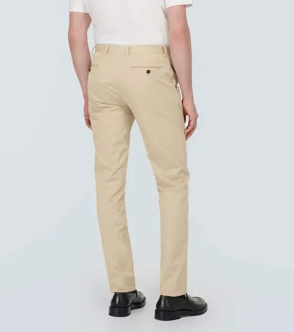 Zegna Cotton-blend Chinos - Beige