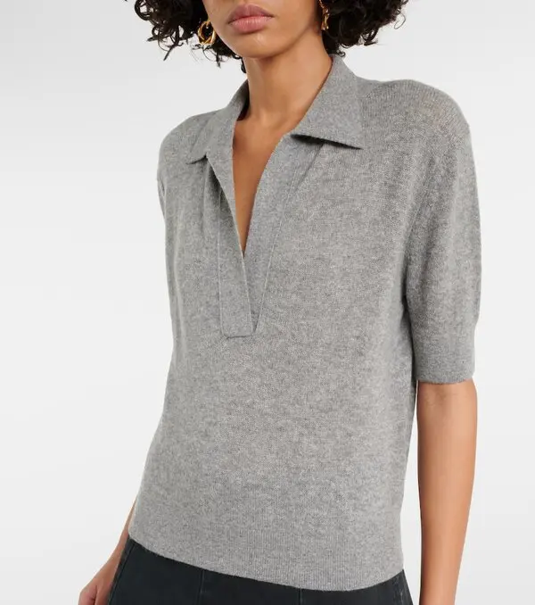 Khaite Shrunken Jo Polo Sweater