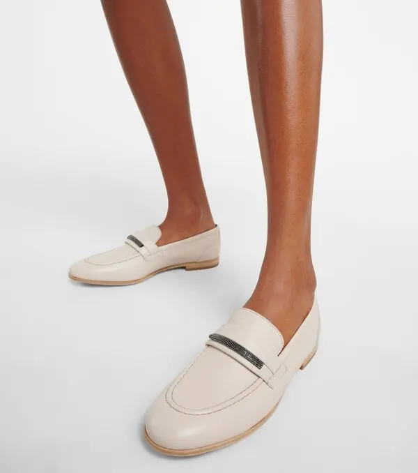 Brunello Cucinelli Leather Loafers