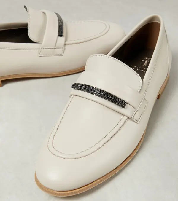 Brunello Cucinelli Leather Loafers