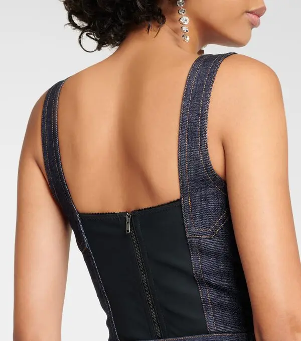 Dolce & Gabbana Denim Bustier
