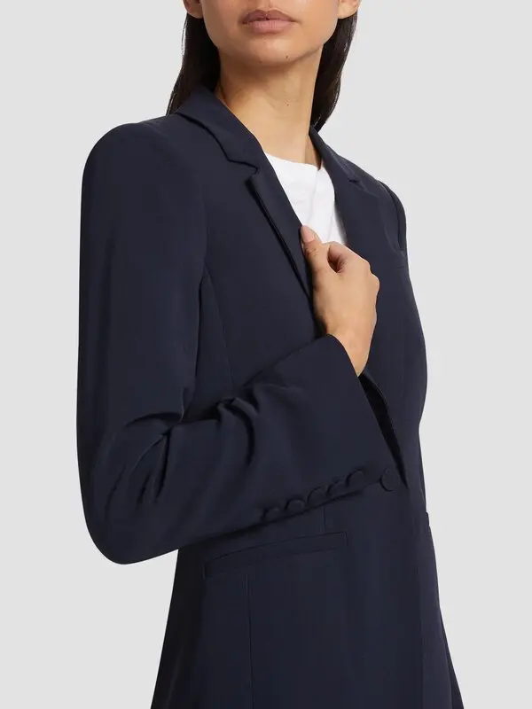 Cinq À Sept Karlie Crepe Blazer - Navy