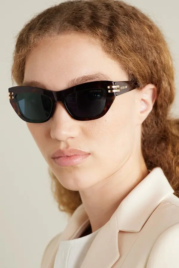 Dior Cdior B2u Cat-eye Sunglasses - Brown