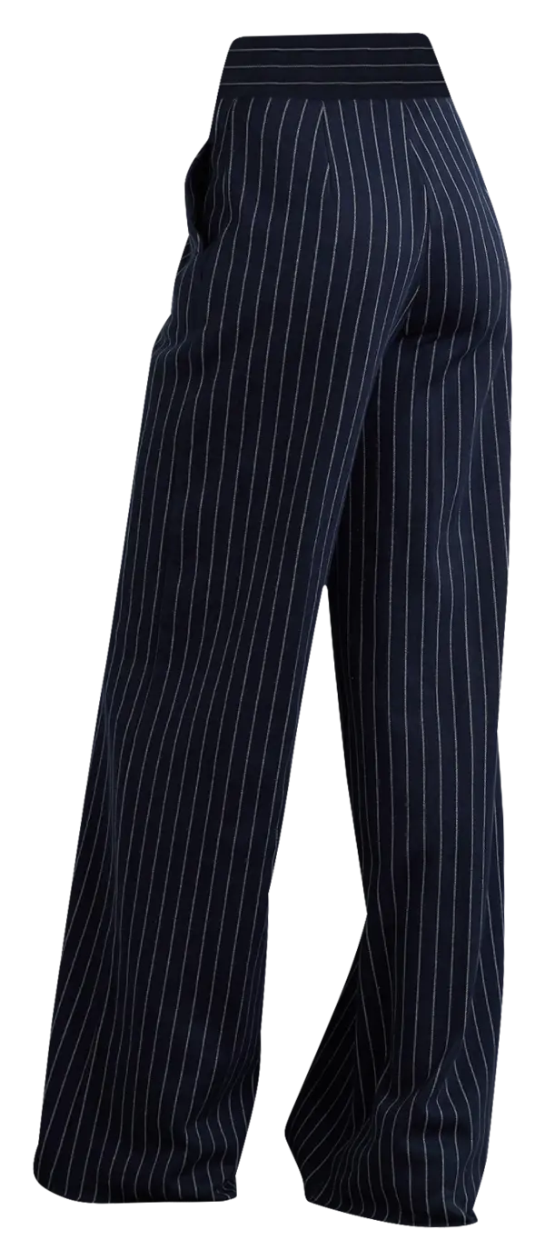 Max Mara Benito Pinstriped Wide-leg Pants