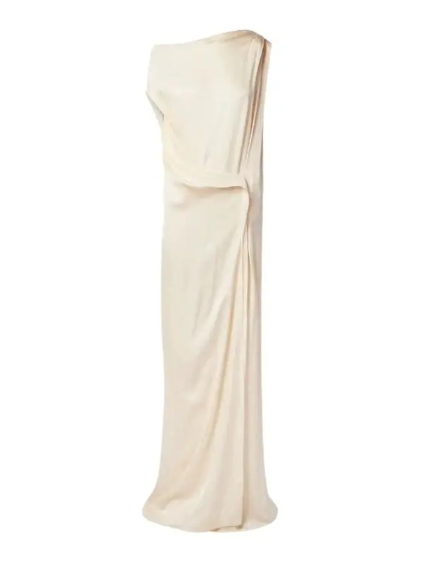 Bondi Born Ardea Draped Seersucker Maxi Dress