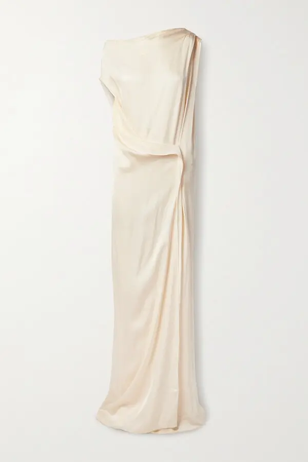 Bondi Born Ardea Draped Seersucker Maxi Dress