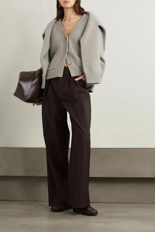 Arch4 Net Sustain Janelle Organic Cashmere Cardigan - Neutrals