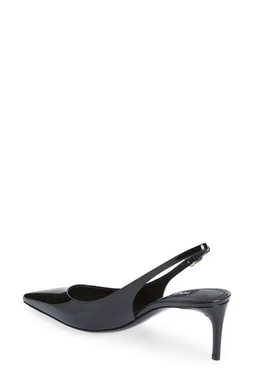 Dolce & Gabbana Lollo Patent Slingback Pumps