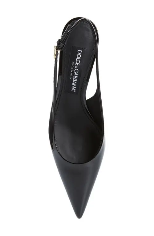 Dolce & Gabbana Lollo Patent Slingback Pumps