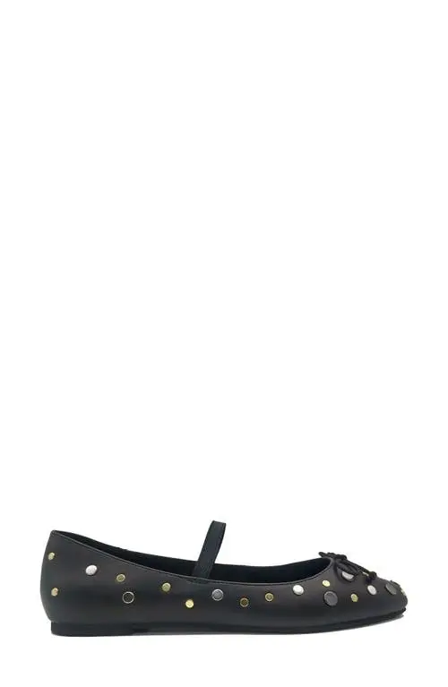 KENNETH COLE Myra Studded Mary Jane Flat - Black