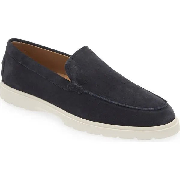 TOD'S Suede Loafer - Blue