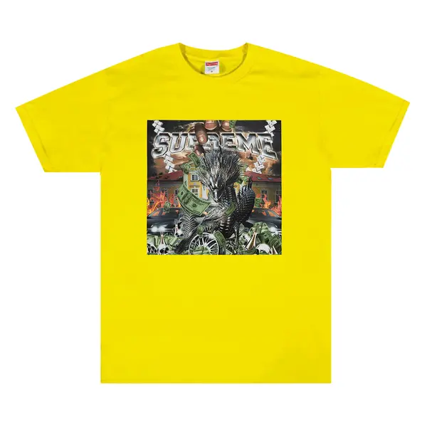 Supreme Dragon Tee 'sulfur - Yellow